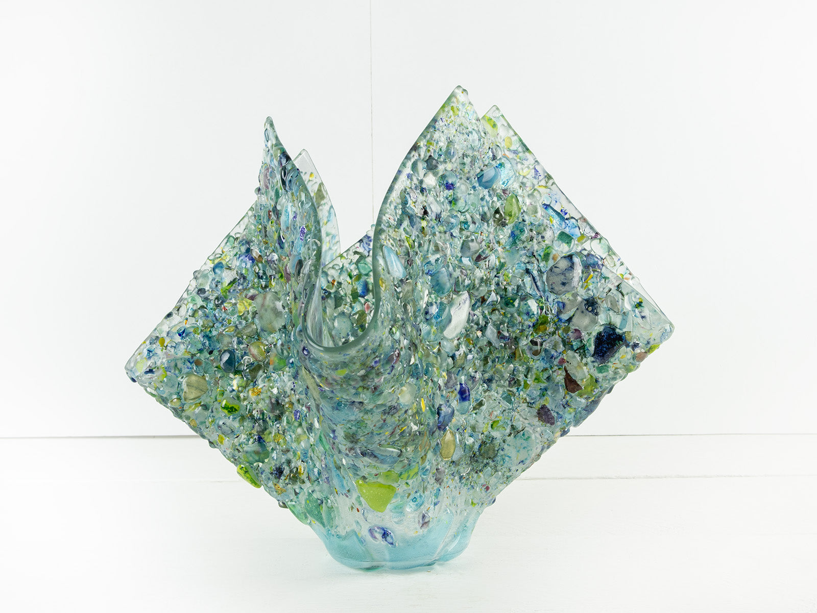 Artisan Beachcomber Large Vase - B – Jo Downs Handmade Glass