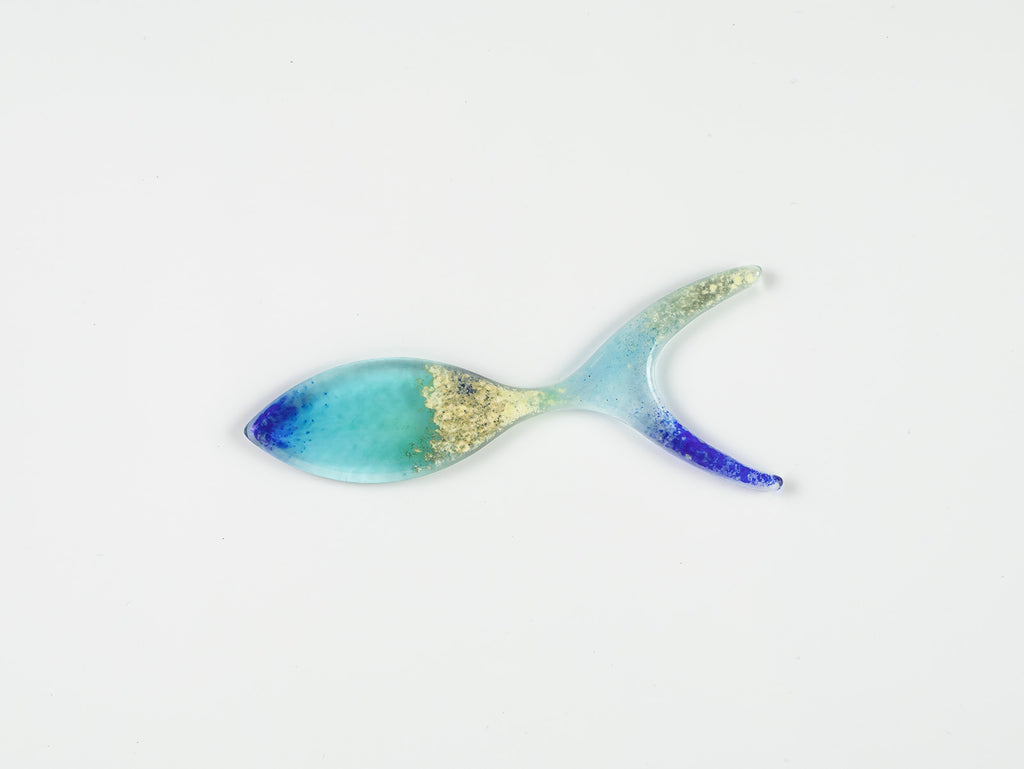 Shoaling Fish Magnet – Jo Downs Handmade Glass