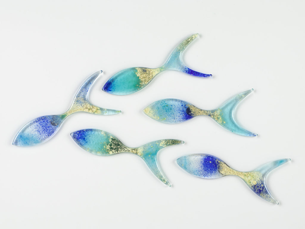 Shoaling Fish Magnet – Jo Downs Handmade Glass