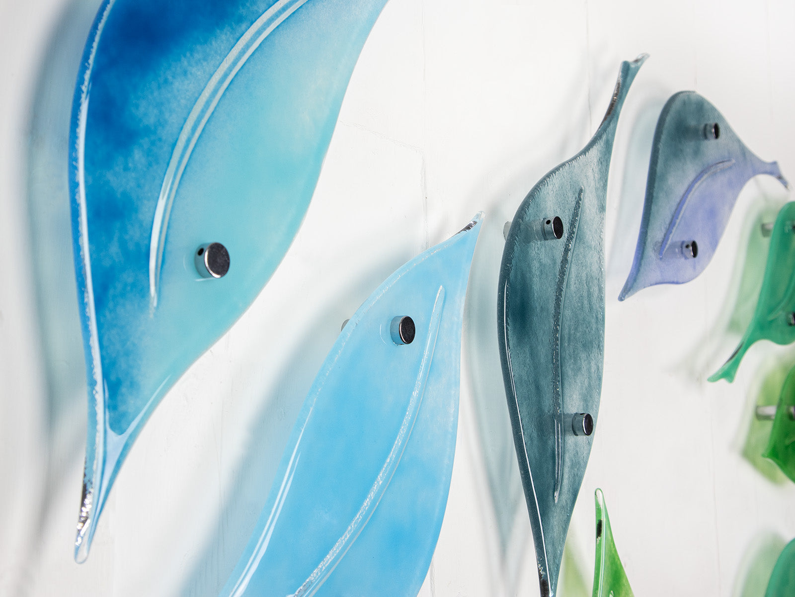 Leaf Installations – Jo Downs Handmade Glass