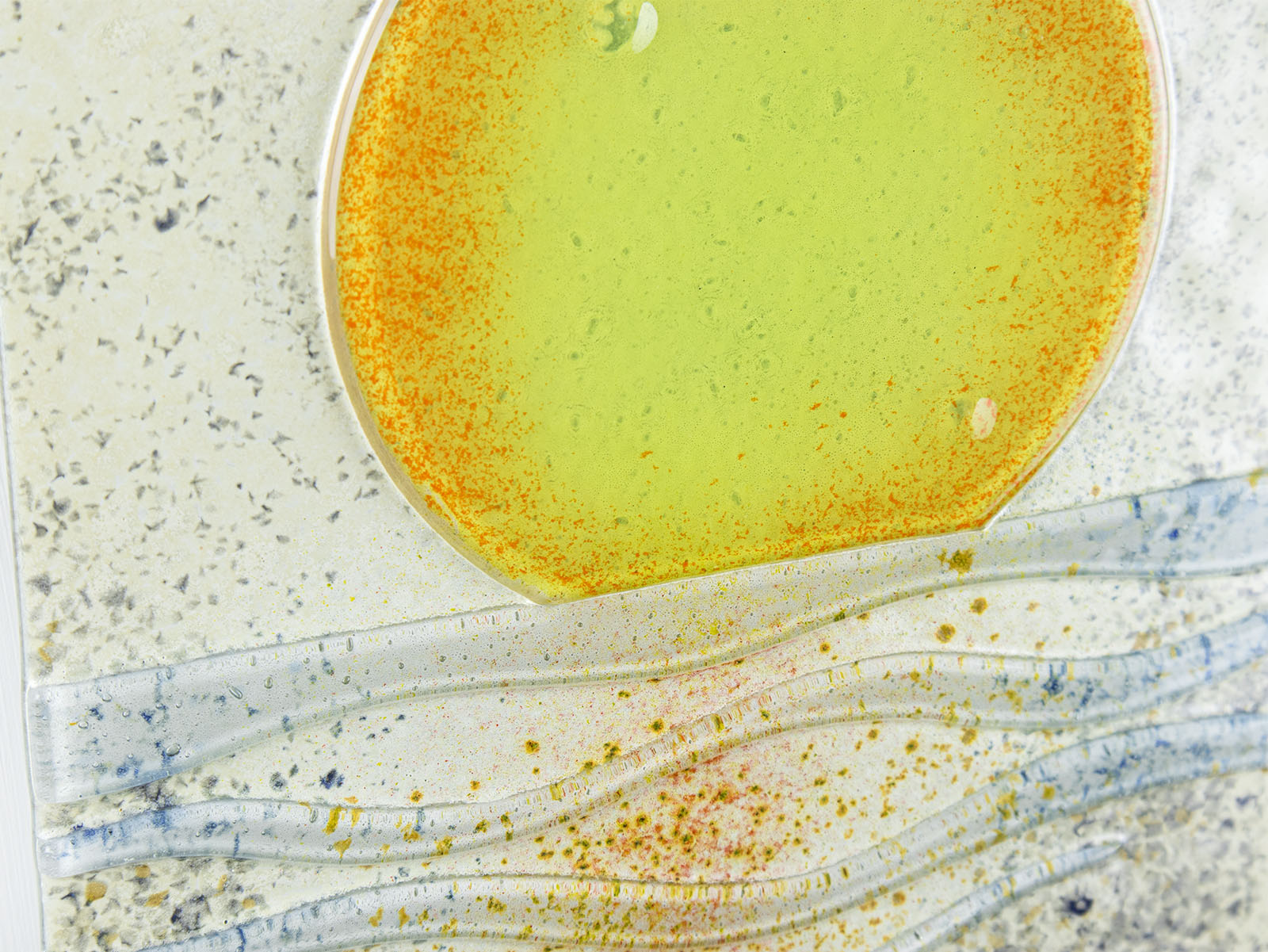 Artisan Sunset Coast Small Wall Panel – Jo Downs Handmade Glass