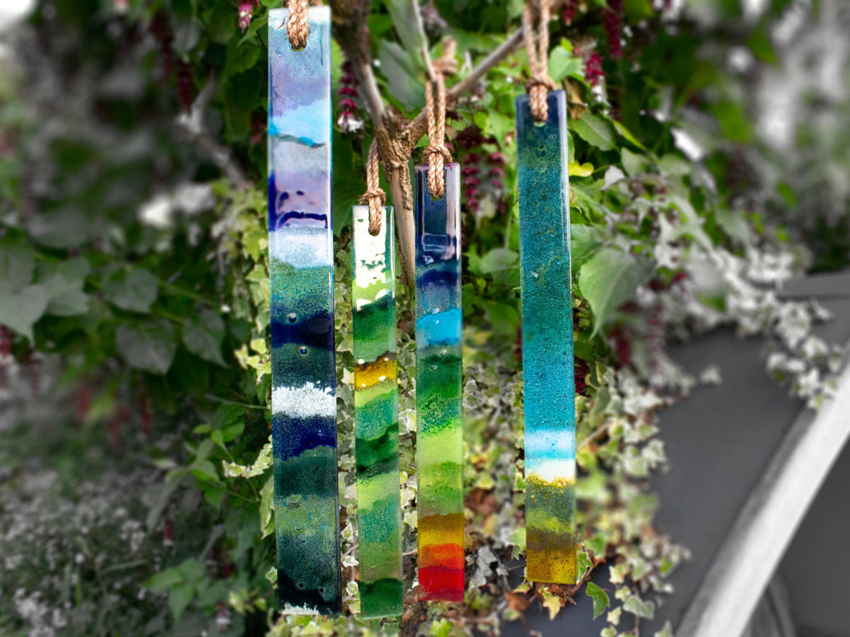 Wishstick - Coastal Rainbow – Jo Downs Handmade Glass