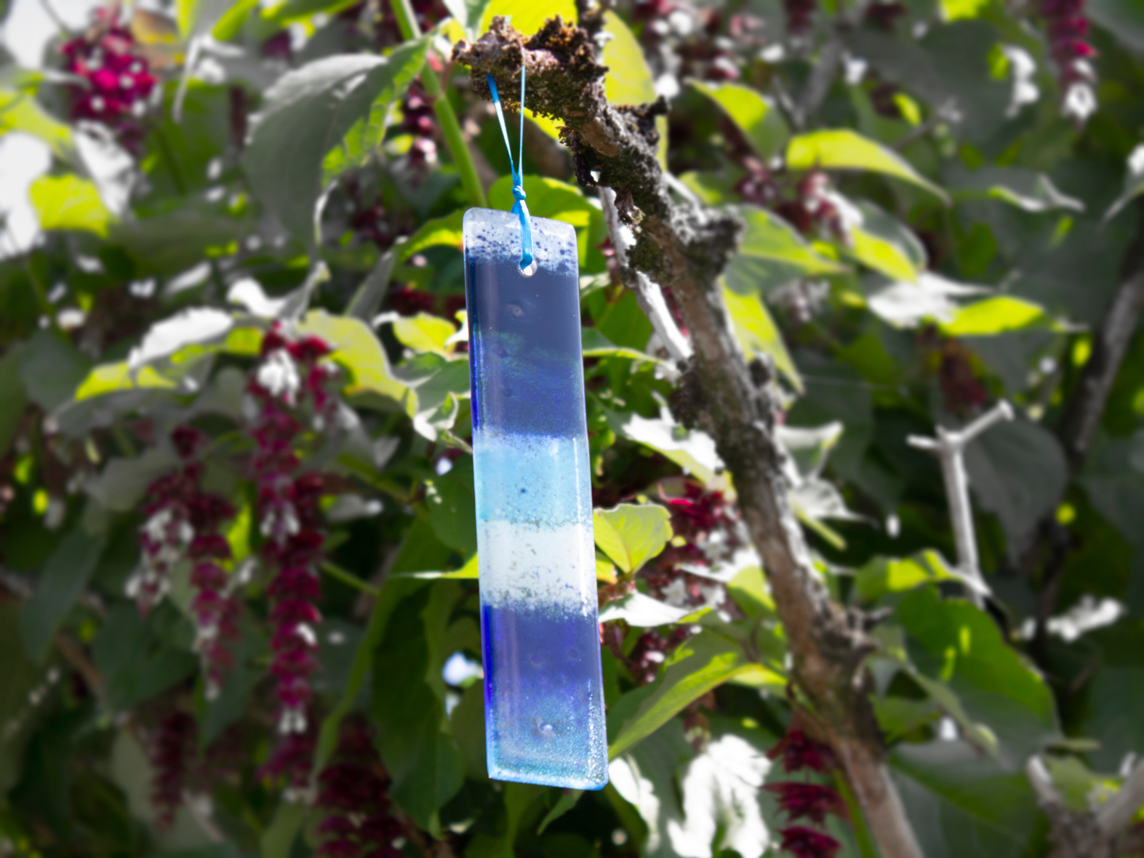 Mini Wishstick - Coastal Aqua – Jo Downs Handmade Glass