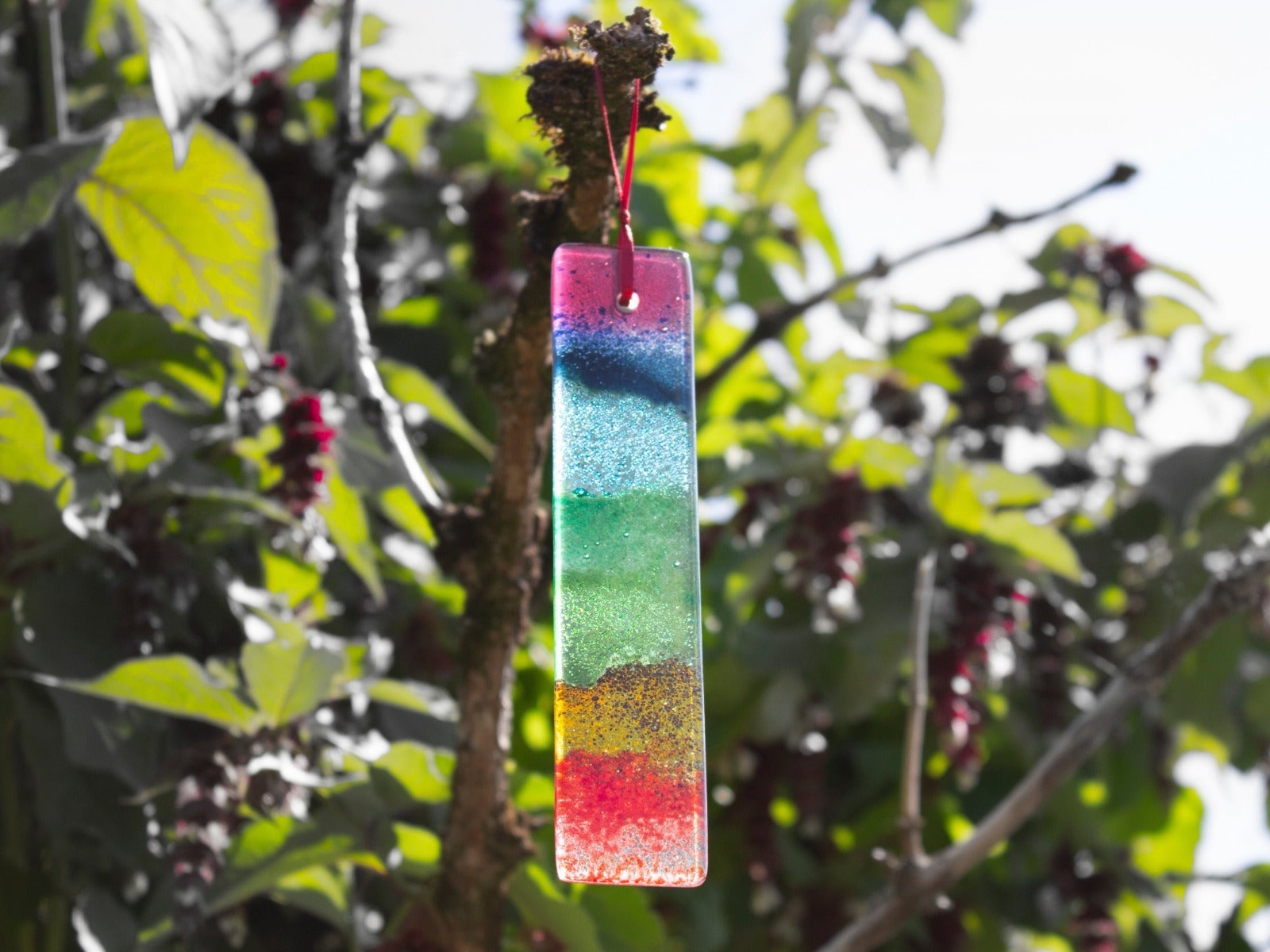 Mini Wishstick - Coastal Rainbow – Jo Downs Handmade Glass