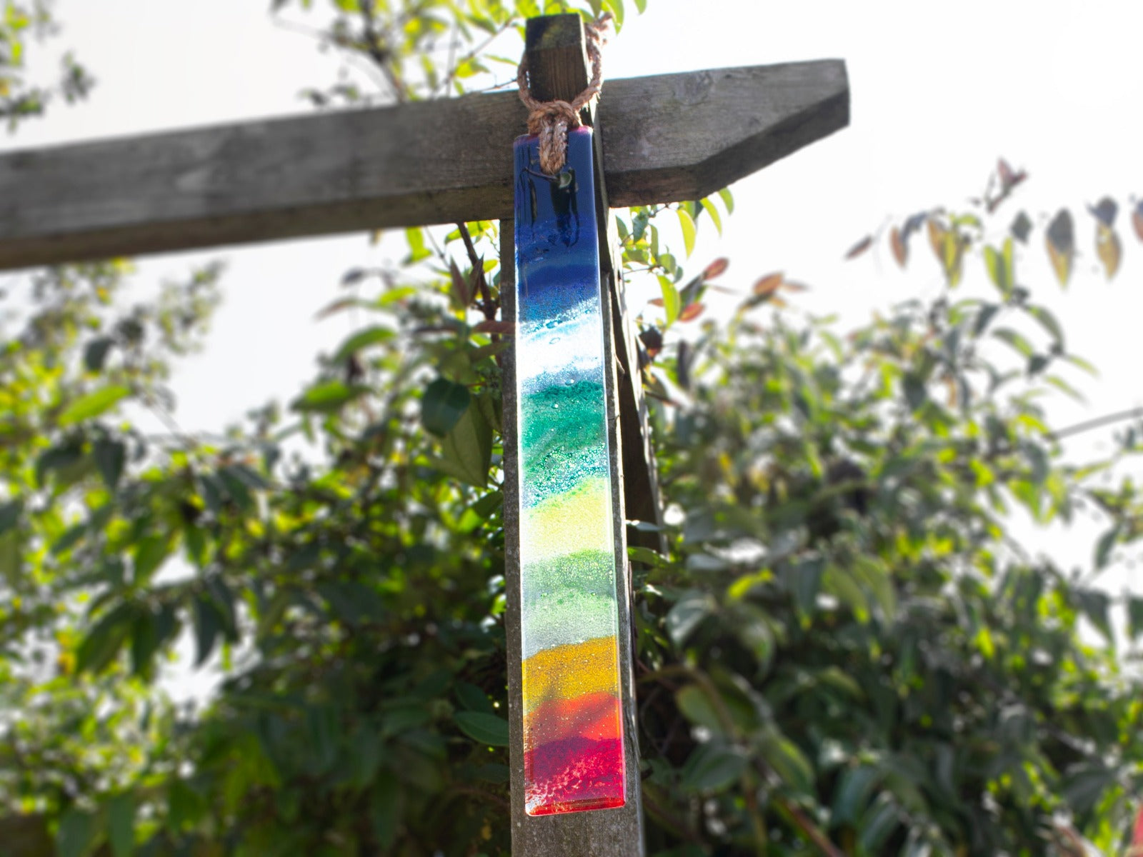 Wishstick - Coastal Rainbow – Jo Downs Handmade Glass