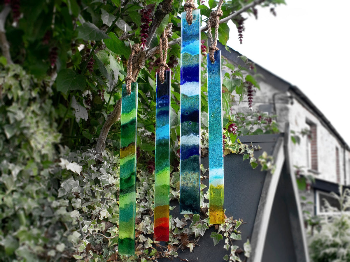 Wishstick - Coastal Rainbow – Jo Downs Handmade Glass