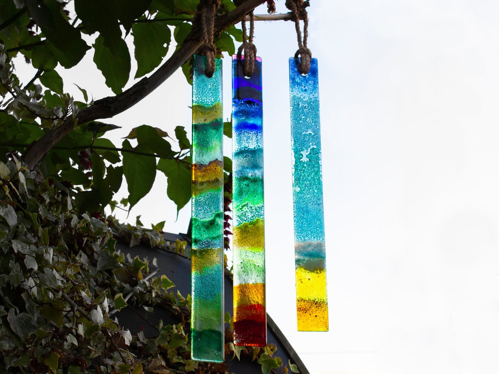 Wishstick - Coastal Rainbow – Jo Downs Handmade Glass